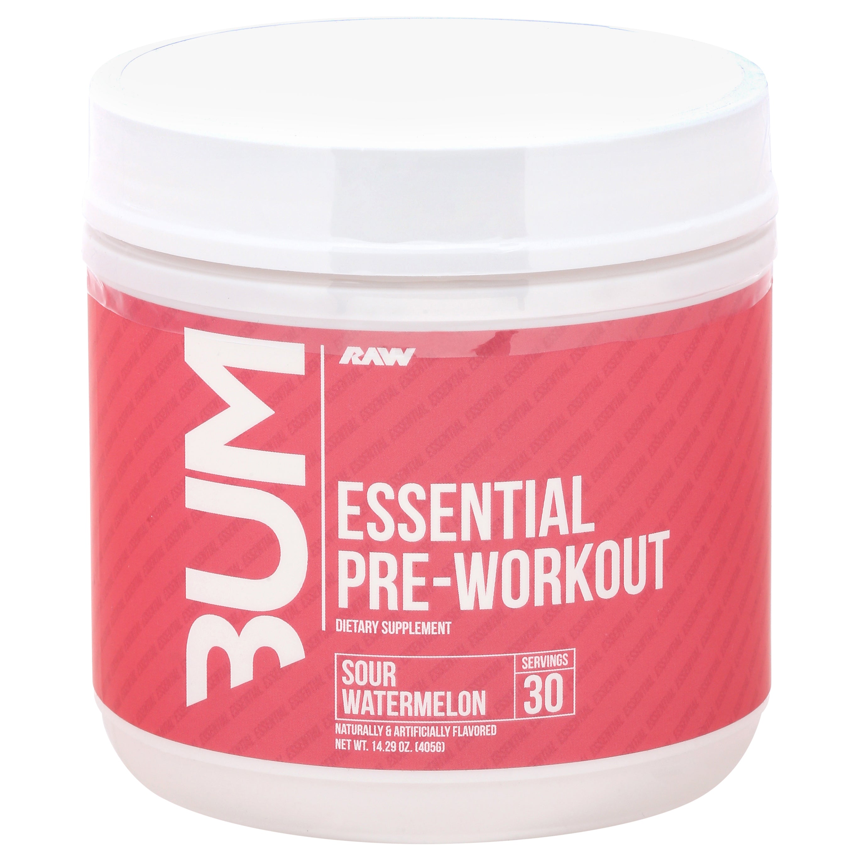Raw Essential Sour Watermelon Pre-Workout 14.29 oz – Champagne's Marche