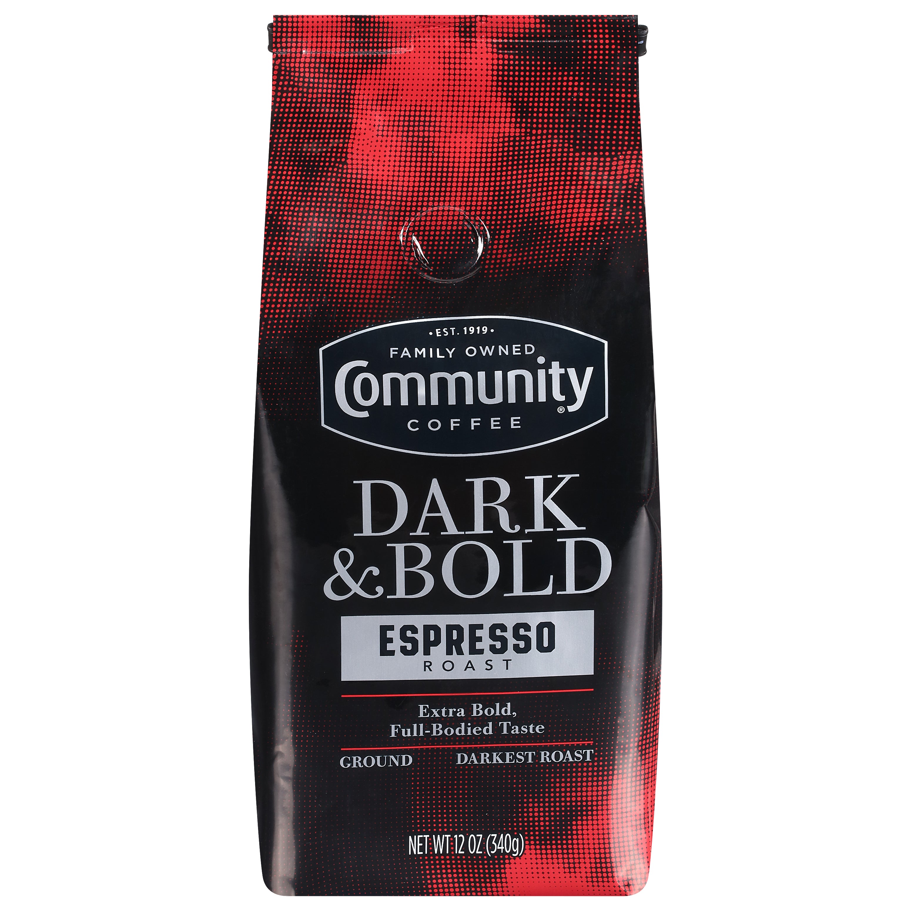Community Coffee Dark & Bold Darkest Roast Ground Espresso Roast Coffe ...