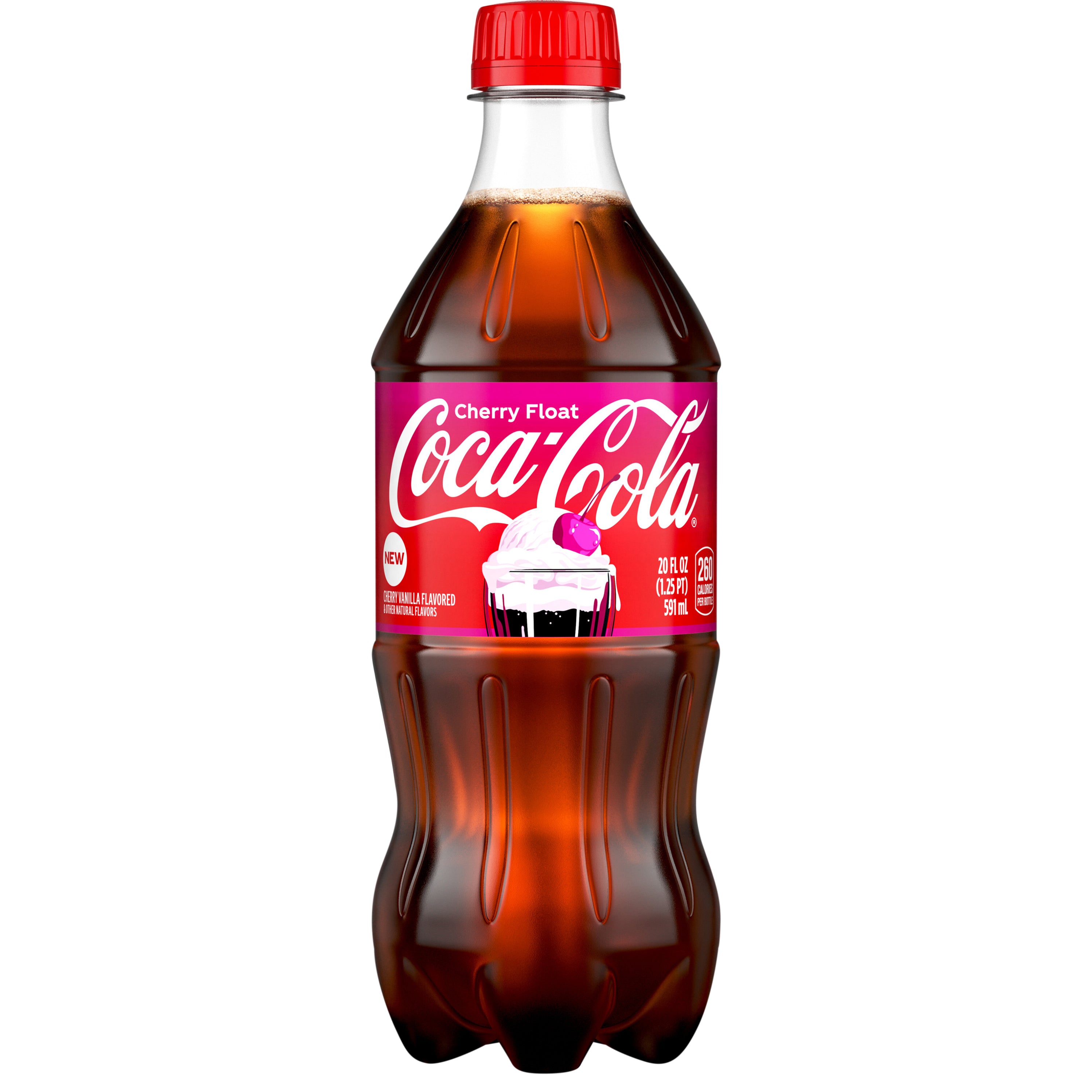 Coca-Cola Cherry Float Bottle, 20 fl oz – Champagne's Marche