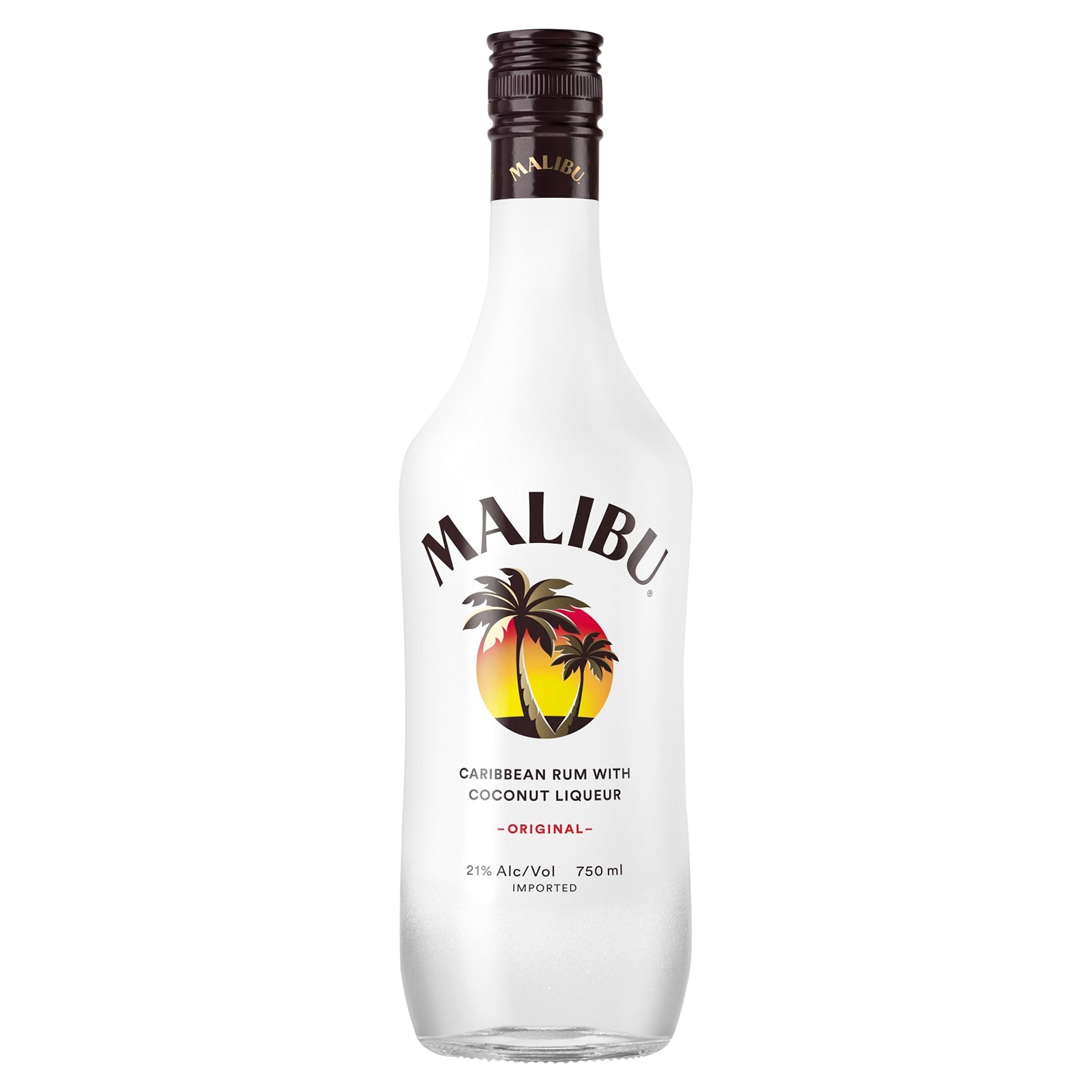 Malibu Flavored Caribbean Rum with Coconut Liqueur 750mL Bottle 42 Pro ...